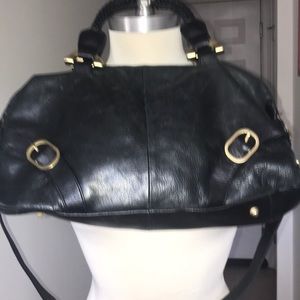 Allison Scott | Bags | Allison Scott Leather Crossbody Satchel Wstrap ...